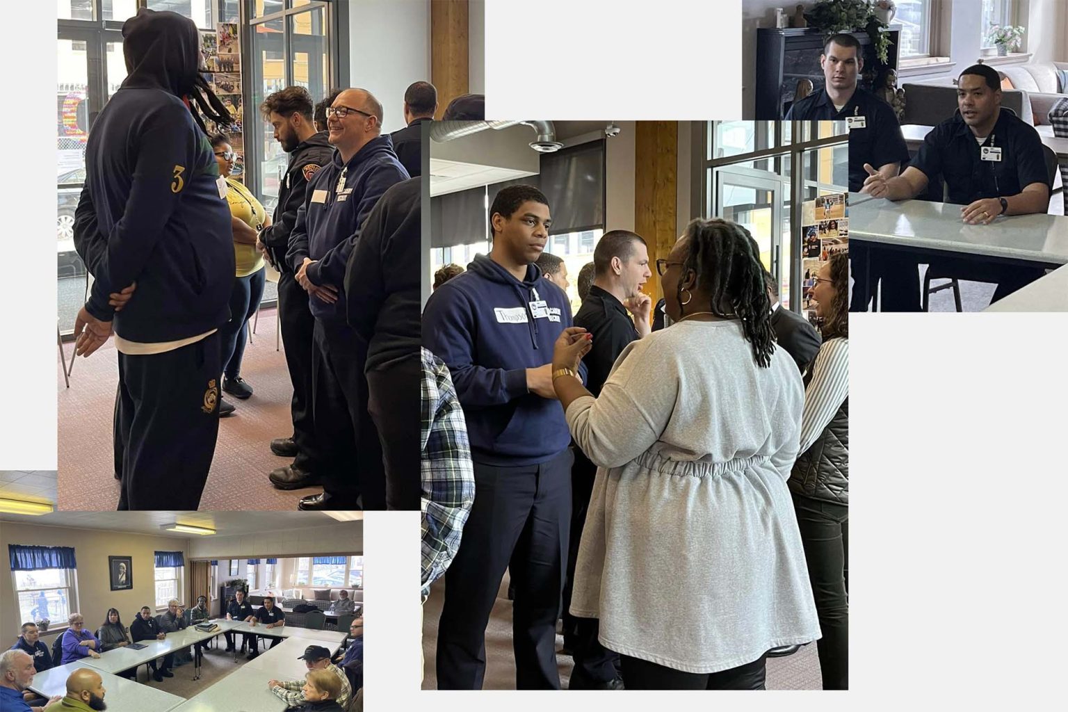 Police Recruits Embrace Community through 'Reverse Ride Along' Event ...